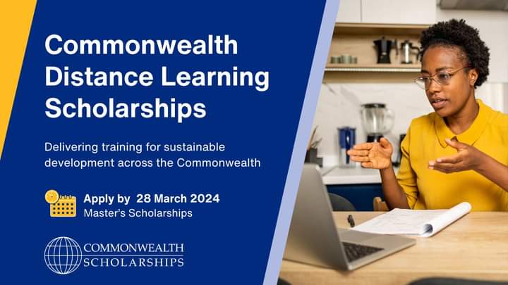 UNITED KINGDOM: Commonwealth Distance Learning Master's Scholarships 2024/25